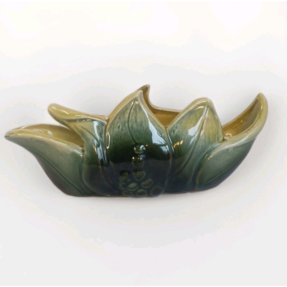 hull | Accents | Vintage Hull Pottery Console Bowlplantercandy Dish ...